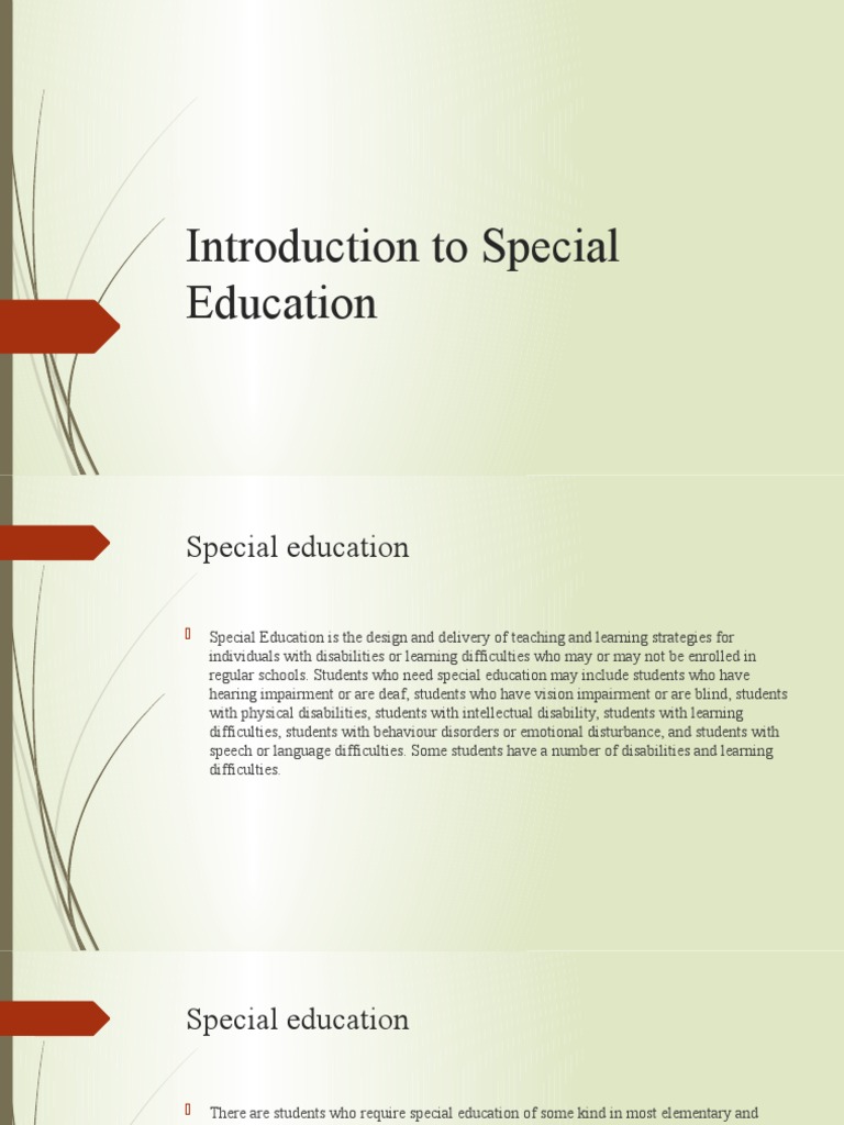Unit 1 | PDF | Special Education | Inclusion (Education)