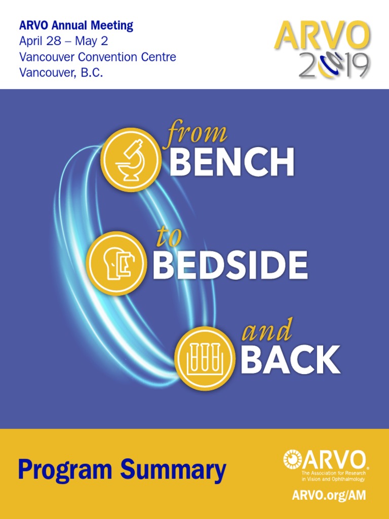 ARVO 2019 Annual Meeting Program | PDF | Abstract (Summary) | Online ...