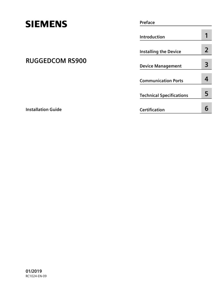 RS900 Hardware-Installation-Guide EN | PDF | Relay | Power Supply