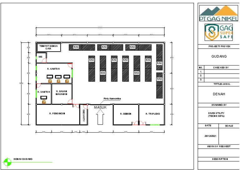 Denah Gudang Simple | PDF
