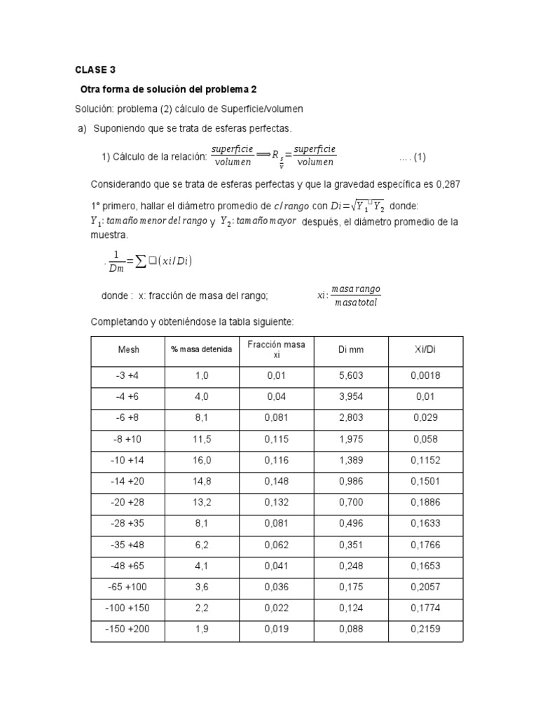Clase 3 y 4 Otra Forma Soluc. Prob. 2 y Reducción de Tamaños | PDF | Cantidades fisicas | Metrología