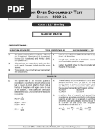 ECAT Sample Paper for Test Prep | PDF | Oscillation | Macromolecules