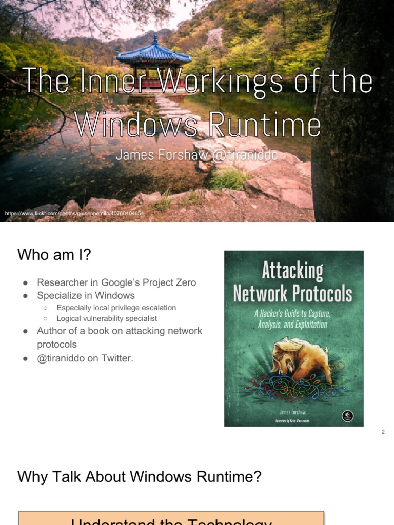 D1T2 - The Inner Workings of The Windows Runtime - James Forshaw | PDF ...