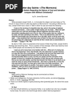 1982 Mormon Temple Initiatory & Endowment Ceremony Script | PDF