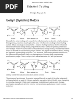 Position Selsyn | PDF | Electrical Components | Magnetic Devices