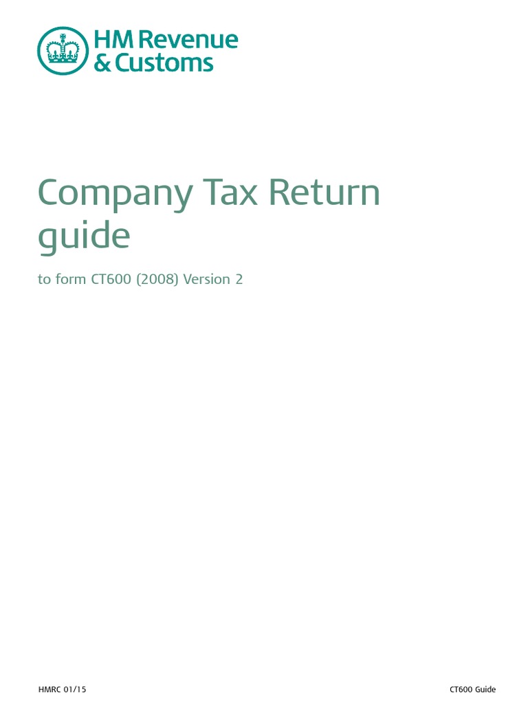 CT600 Guide | PDF | United Kingdom Corporation Tax | Taxes