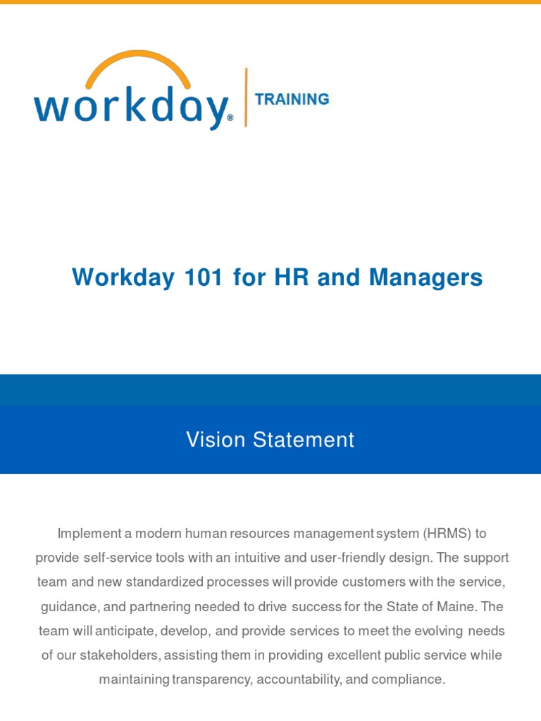 Workday 101 For HR and Managers | PDF | Human Resource Management ...