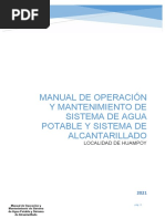 Manual de O&M-PTAR-g | PDF | Aguas residuales | Tanques