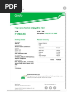 Grab Receipt Sample | PDF