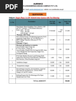 Quotation For Solar Integration and Battery Supply | PDF | Power ...