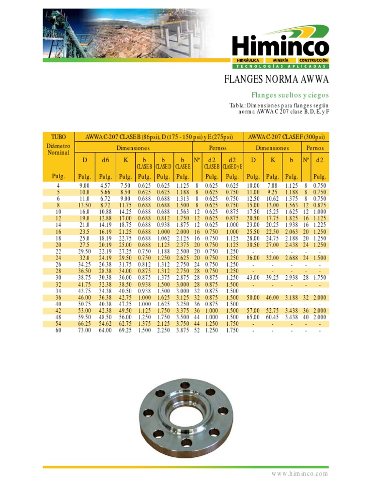 FT Flanges | PDF | Ingeniería mecánica | Plomería