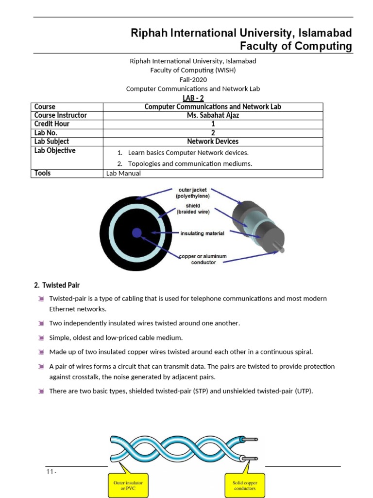 CCN Lab 2 | PDF | Network Topology | Computer Network