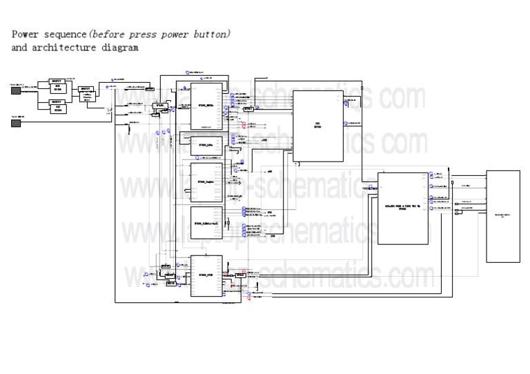 (Before Press Power Button) : Power Sequence and Architecture Diagram ...