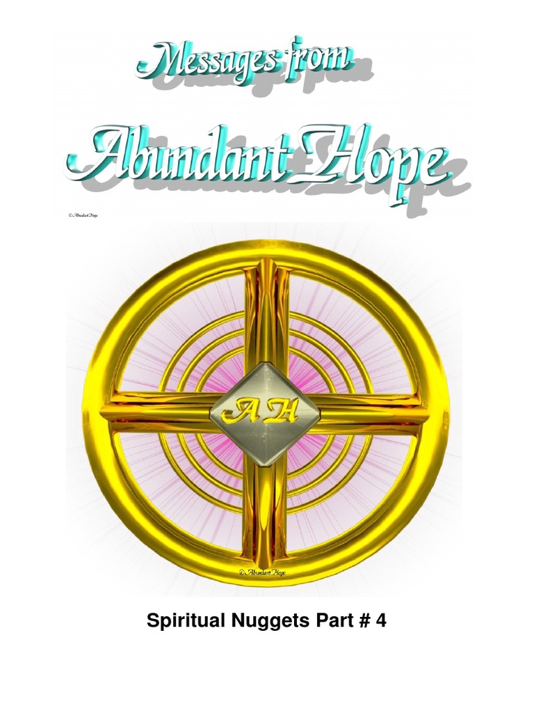 Spiritual Nuggets Part # 4 | PDF | Ascended Master | Twelve Step Program
