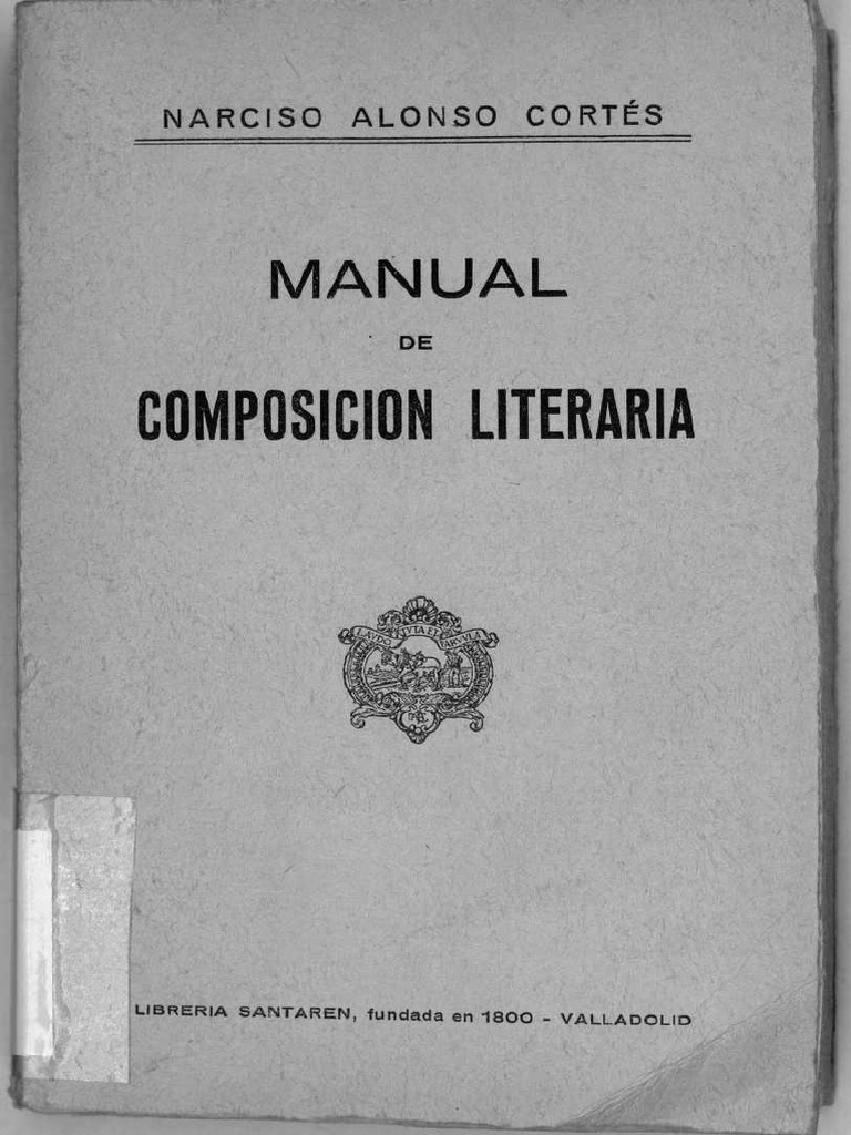 Composición Literaria: Manual | PDF | Verbo | Asunto (gramática)