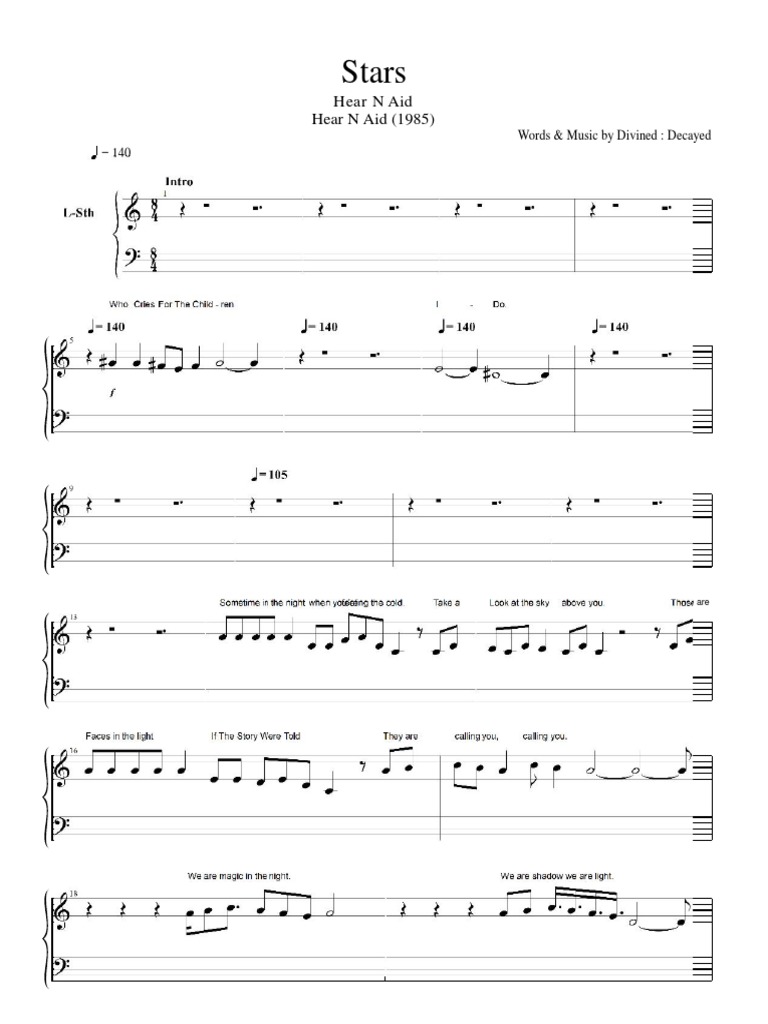 Stars: Hear N Aid Hear N Aid (1985) | PDF