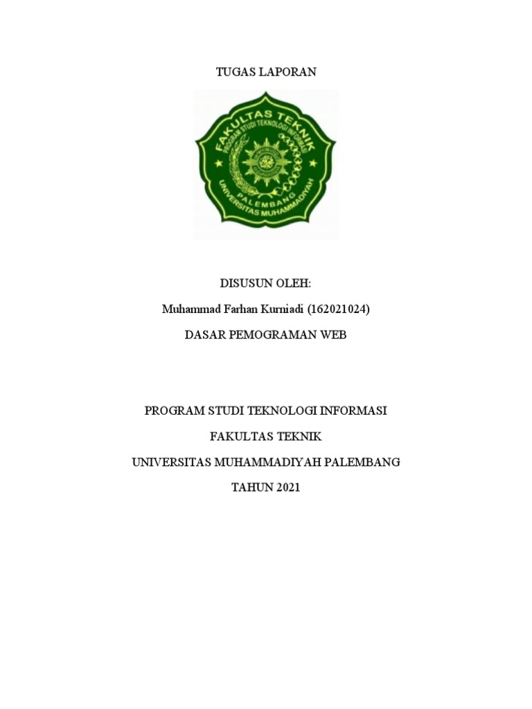 Tugas Kelompok Makalah - Algoritma Dan Pemograman - HTML DASAR | PDF