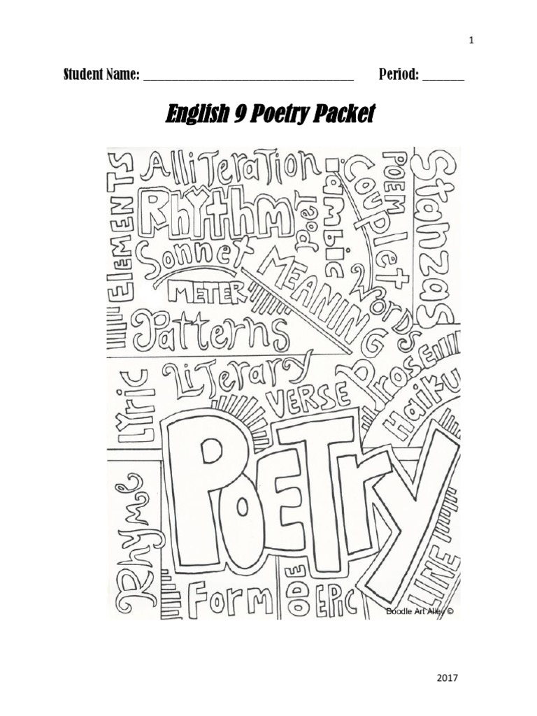English 9 Poetry Unit Overview | PDF | Poetry | Anthropomorphism