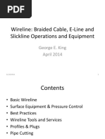 FULL Course Presentation of Wireline Servicing | PDF | Equipment | Physical Sciences