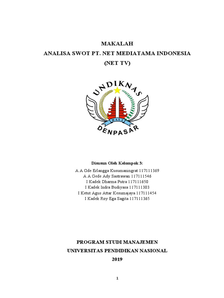 Makalah Tugas Kelompok 1 | PDF