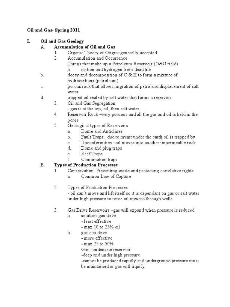 Oil & Gas Law 2011 | PDF | Petroleum Reservoir | Superfund