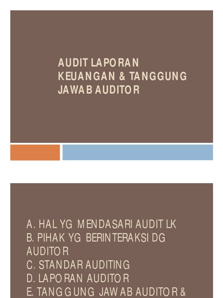 Pertemuan 2 Auditing | PDF