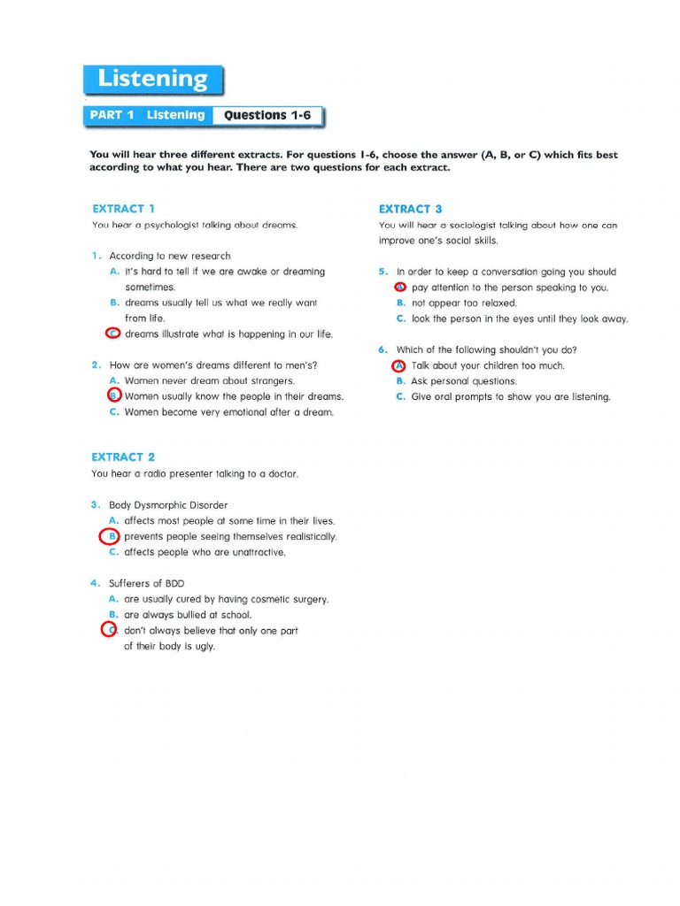CPE Practice Test 2 Listening | PDF