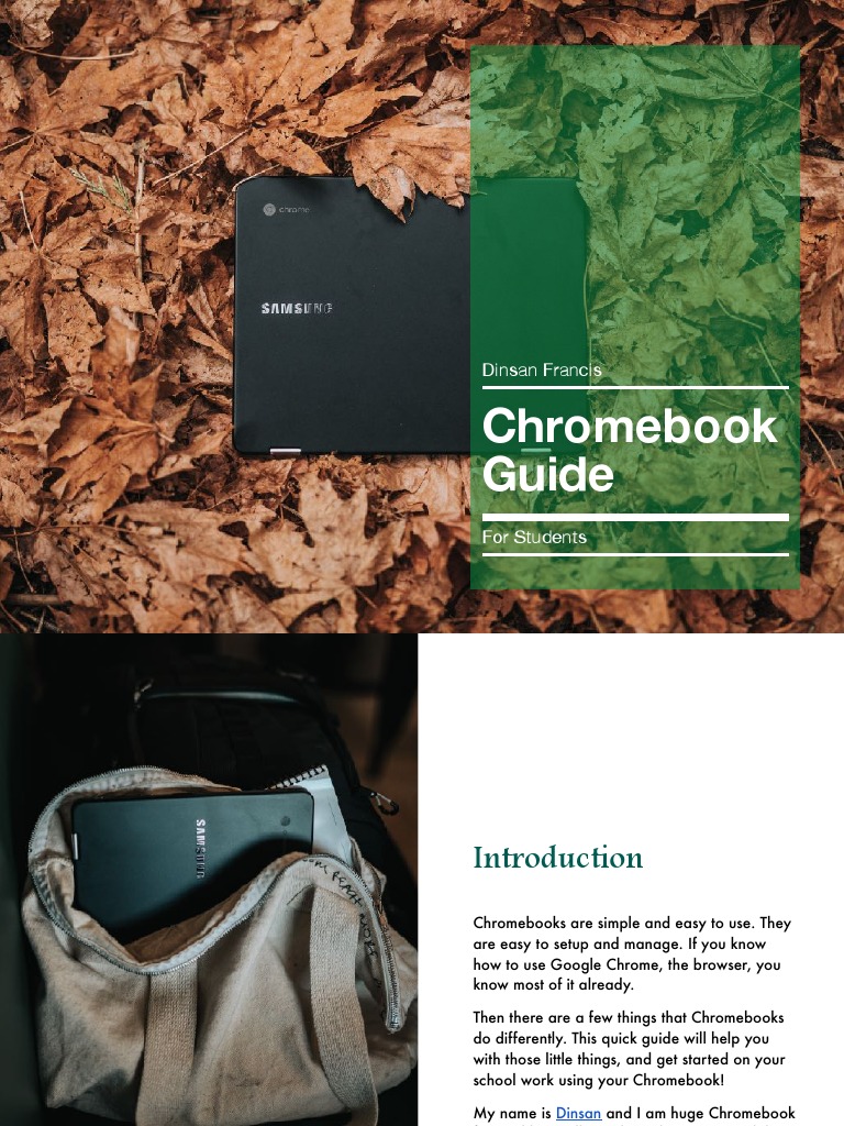 Chromebook Guide for Students | PDF | Chromebook | Screenshot