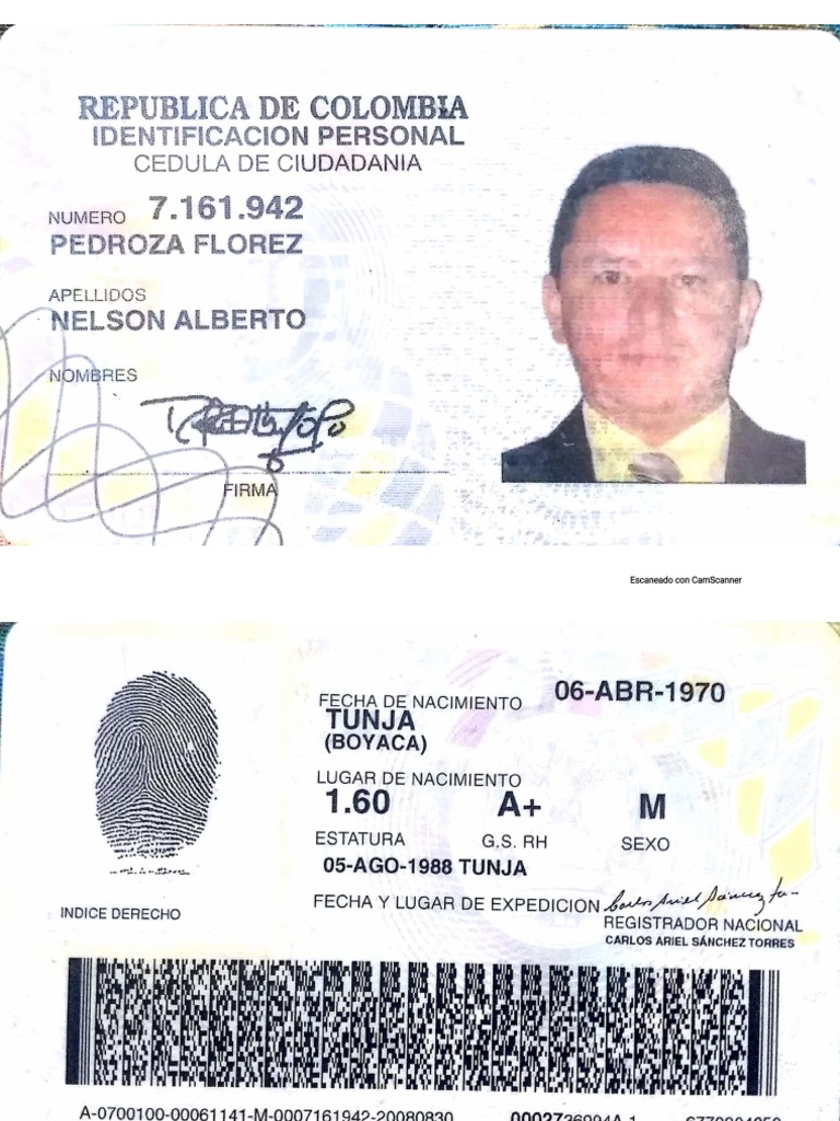 Cédula Nelson | PDF