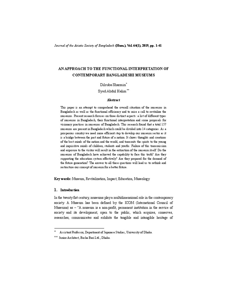 An Approach To The Functional Interpretation of Contemporary ...