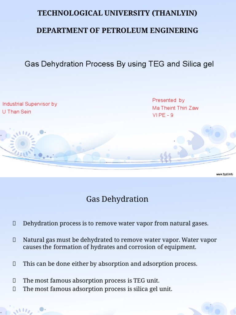 Optimizing Gas Dehydration: A Technical Review of Triethylene Glycol ...