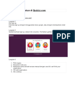 Tutorial Penggunaan Quizizz | PDF
