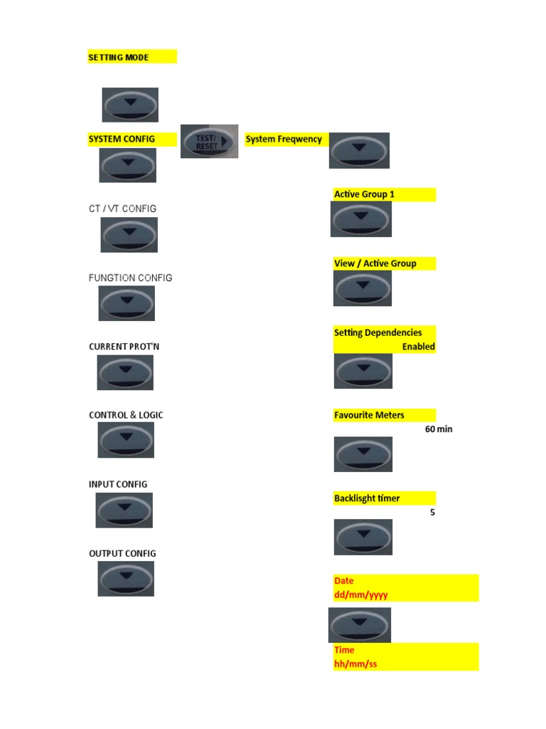 Date and Time Siemens Argus 7SR10 | PDF