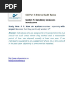 CIA - Part 1 - Unit 1 - Session 1-2 | PDF | Internal Audit | Audit