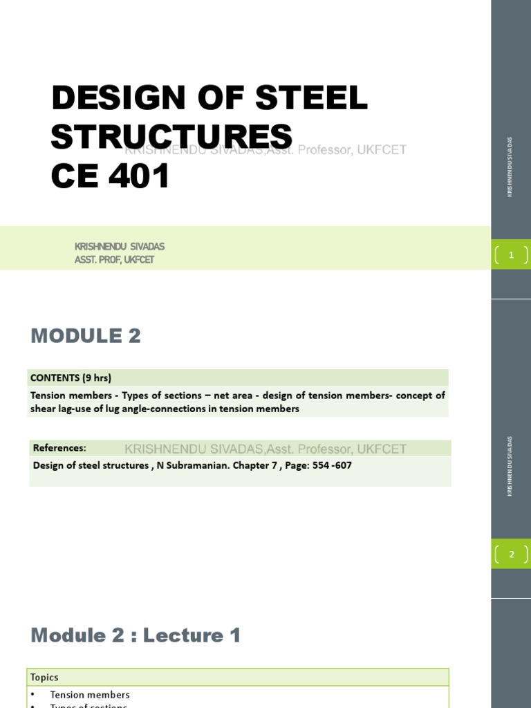 Steel Tension Members Guide | PDF | Truss | Screw
