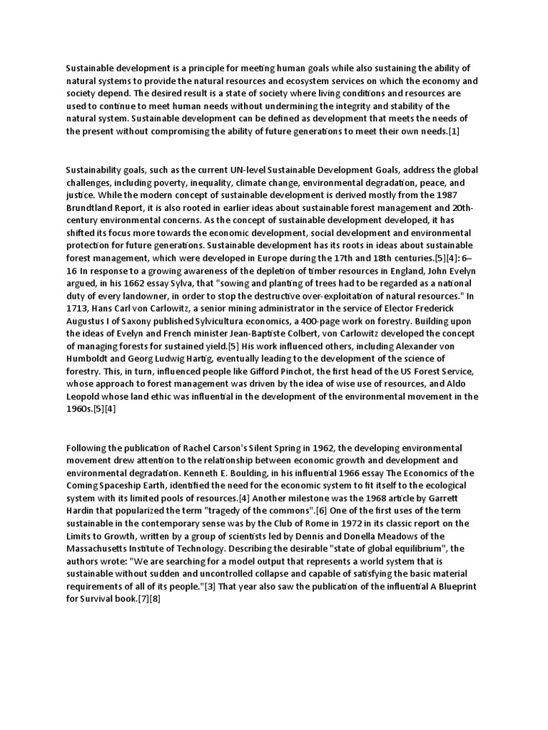 Research Paper Sustainable Development | PDF | Sustainable Development ...