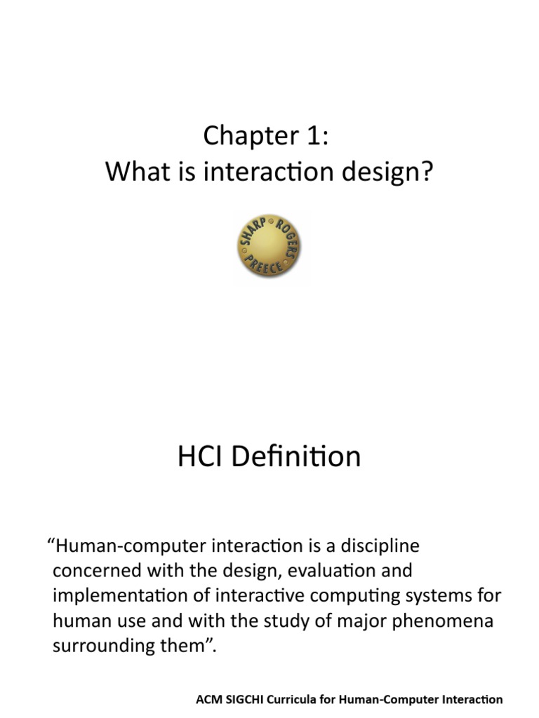 What Is Interaction Design? | PDF | Human–Computer Interaction | Usability