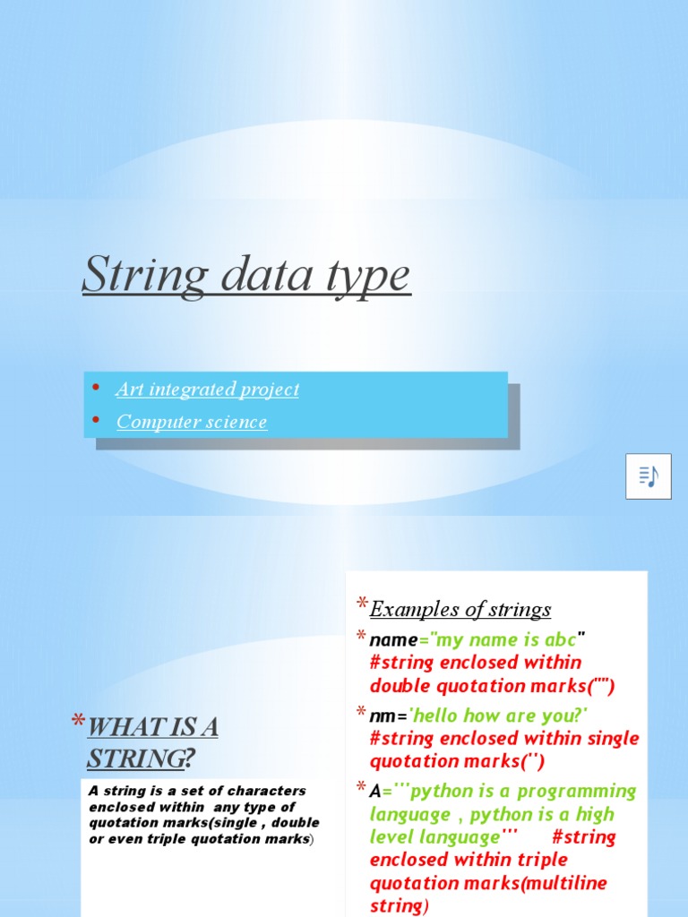 Art Integrated Project Computer Science | PDF | String (Computer Science) | Theoretical Computer ...