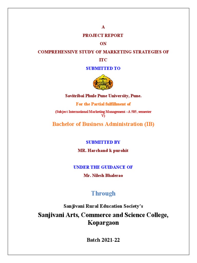 ITC Marketing Strategies Overview | PDF | Market (Economics) | Marketing