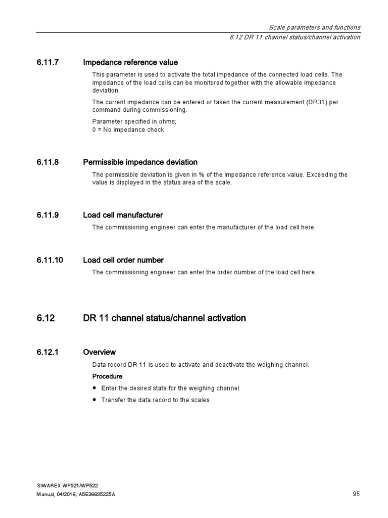 Manual SIWAREX WP521 WP522 en - PDF Page 95 | PDF