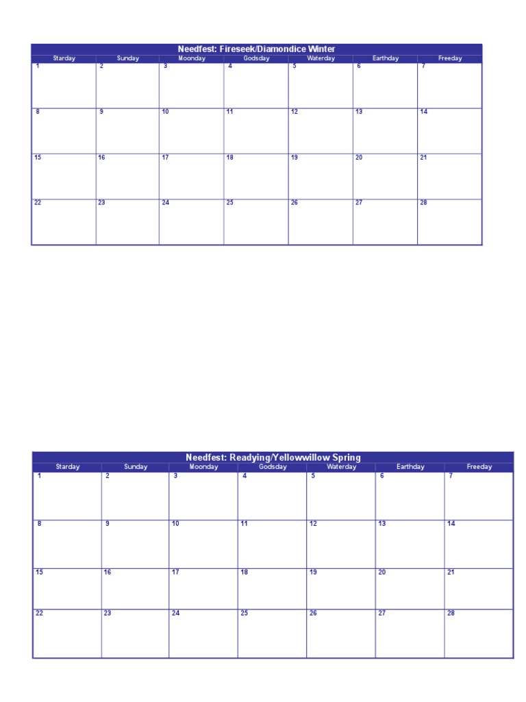 World of Greyhawk Calendar | PDF