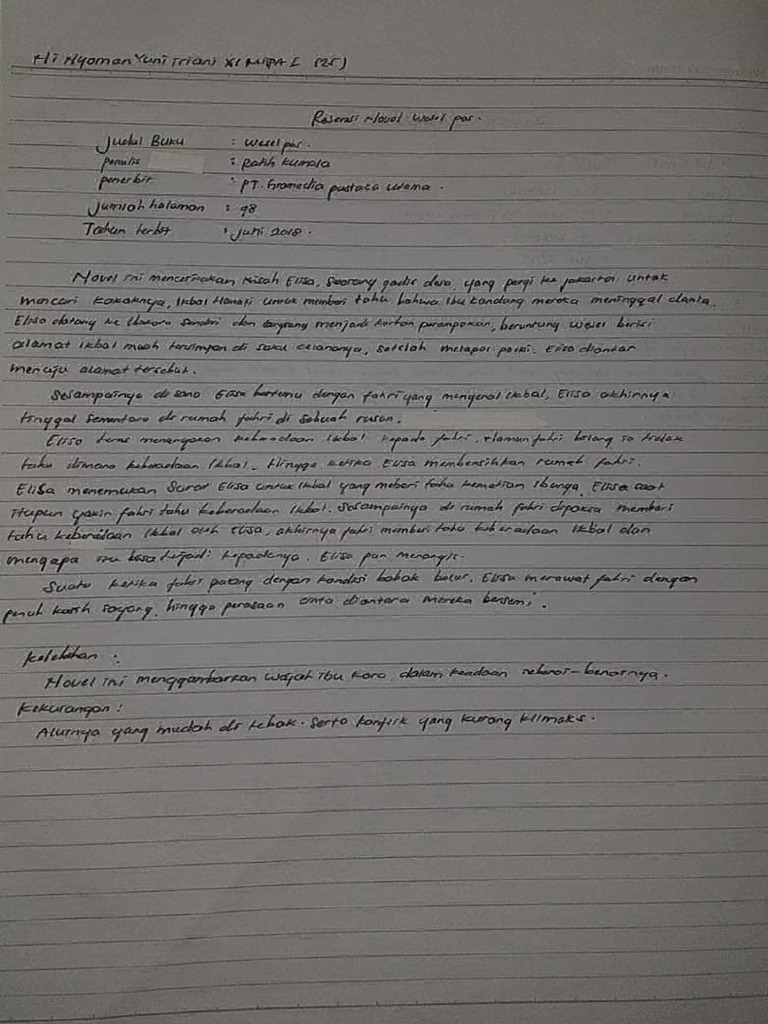 25 - Xi Mipa 1 - Resensi Buku - Ni Nyoman Yuni Triyani | PDF