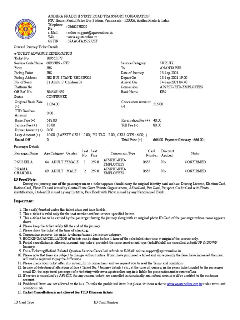 Atp Ticket | PDF | Ticket (Admission) | Identity Document