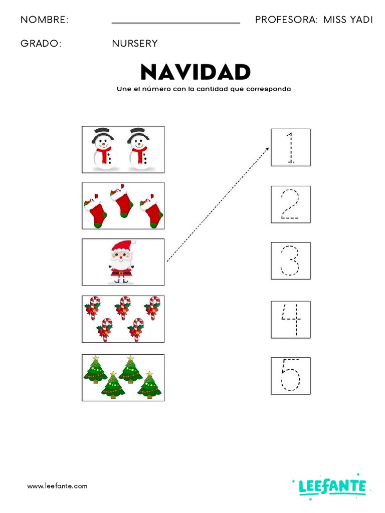 Actividades de Navidad para Nursery | PDF
