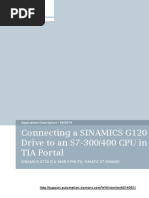 Connect SINAMICS G120 to S7-300/400 | PDF | Parameter (Computer Programming) | Input/Output