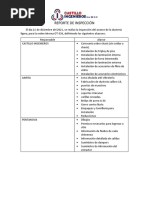Reporte Dimensional | PDF