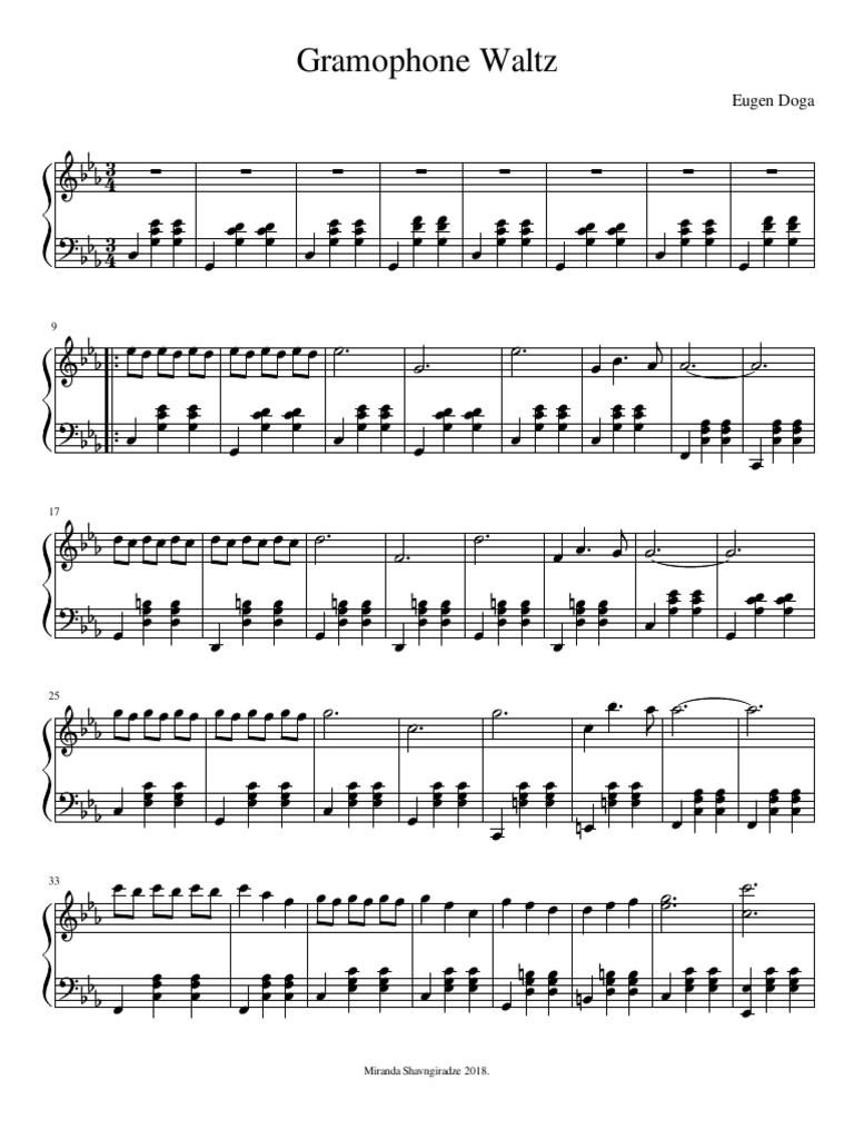 Gramophone Waltz1 | PDF