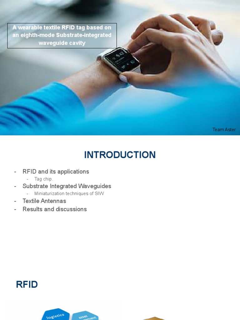 A Wearable Textile RFID Tag Based On An Eighth-Mode Substrate ...