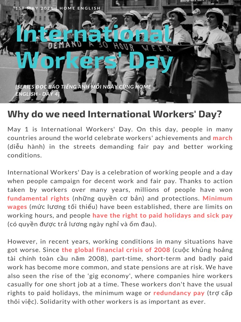 International Workers - Day | PDF | Government | Social Movements