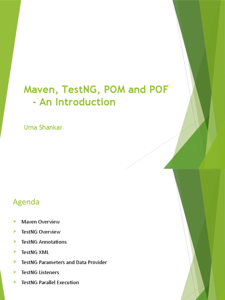 TestNG, POM, POF - Overview | PDF | Software Testing | Method (Computer ... TestNG, POM, POF - Overview | PDF | Software Testing | Method (Computer ...